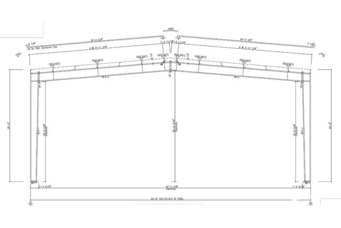 50x150x20 Used Metal Building - Metal Building Price Guide