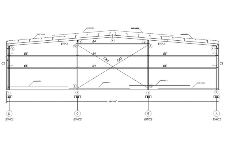 70x120x16 Never Erected Metal Building - Metal Building Price Guide